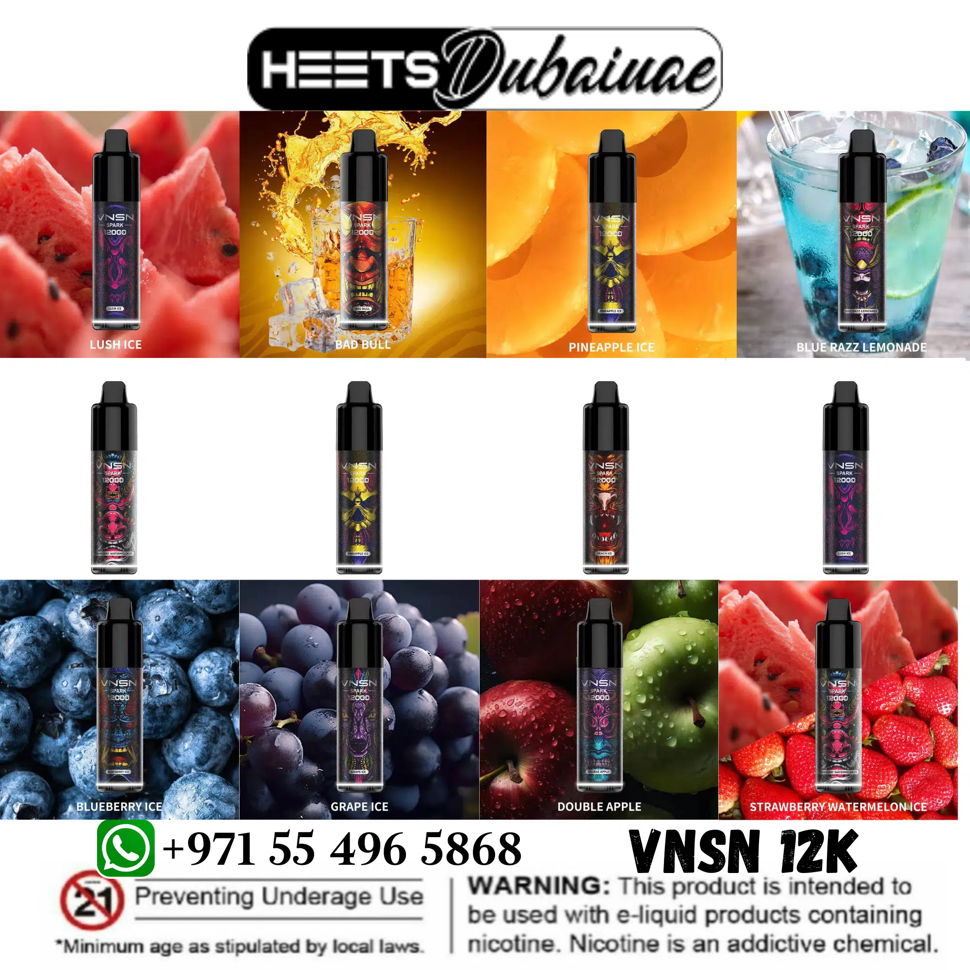 Vnsn spark 12000 puffs disposable | Vape shop in dubai mall
